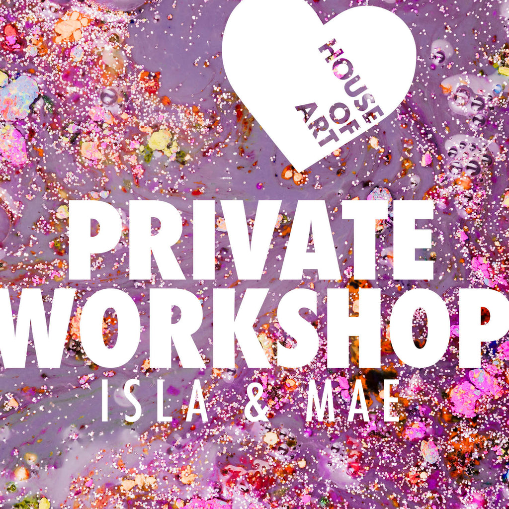 CUSTOM PRIVATE ART WORKSHOP FOR ISLA & MAE WITH ENCINITAS HOUSE OF ART – Encinitas House of Art